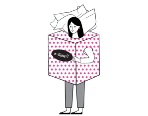 Tissue Box Halloween Costume | Piece of Cake Moving & Storage