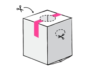 Tissue Box Halloween Costume | Piece of Cake Moving & Storage