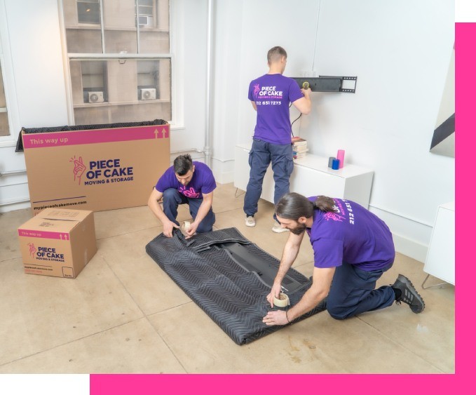 3 movers and a truck | Get your free moving quote now | Piece of Cake